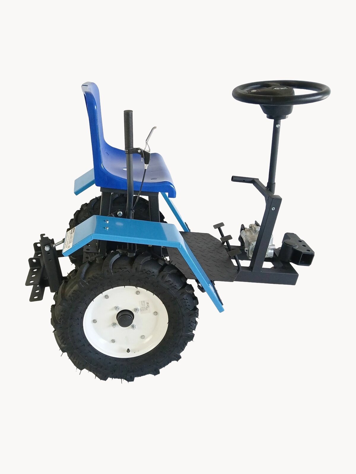 Адаптер АМ-3 (универсальный) с колесами 5.00-12 для МБ синий