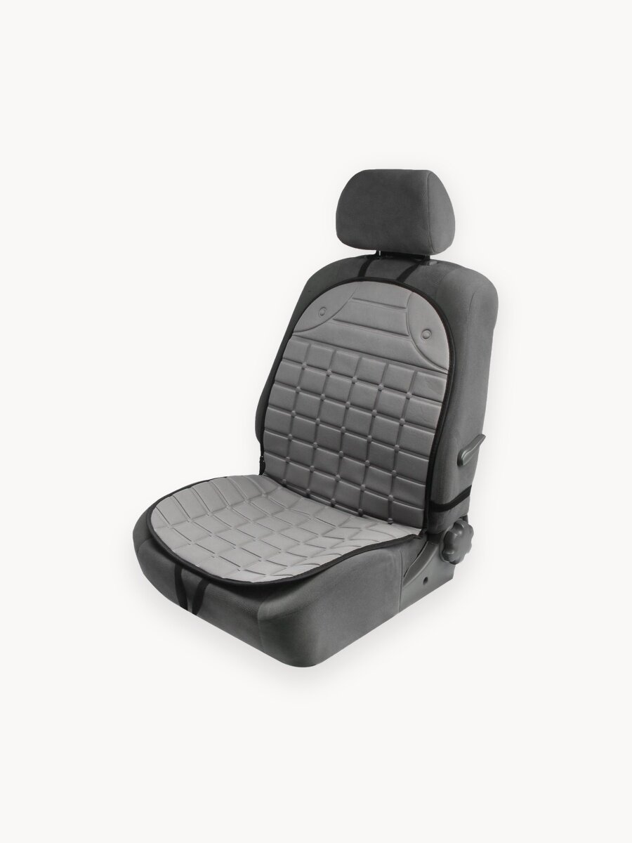 Накидка с подогревом TORSO, 12 В, регулятор, 95×50 см, провод 130 см, серый