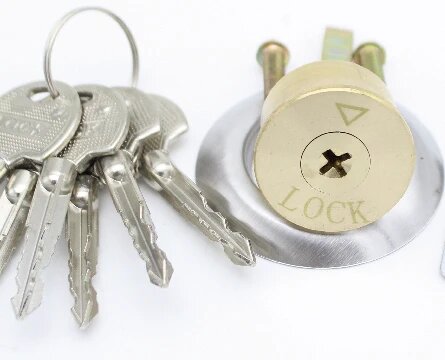 Медный противоугонный дверной замок Type C 6keys