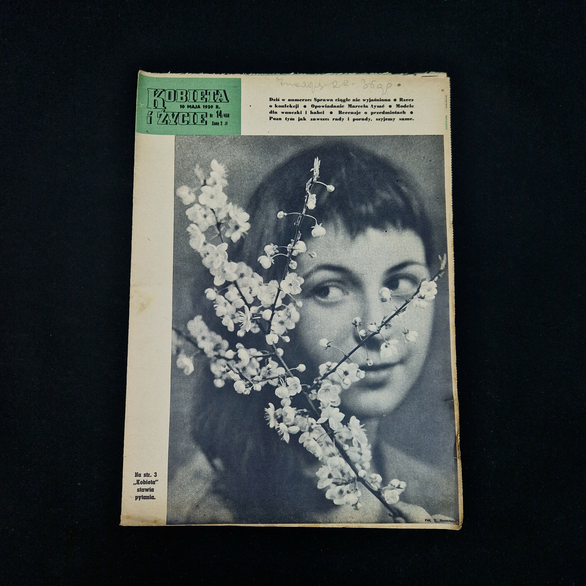 Журнал винтажный, СССР. Польское издание Kobieta i życie, номер 14, 10 мая 1959 года