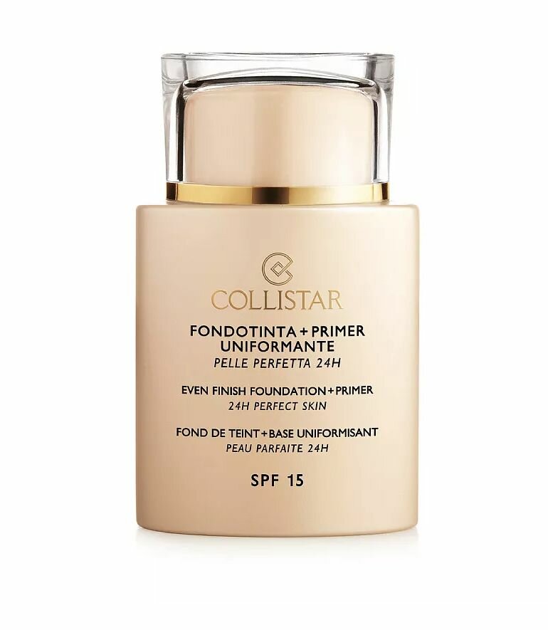 COLLISTAR База под макияж и тональное средство Even Finish Foundation + Primer SPF 15, № 3 Sand, 35 мл