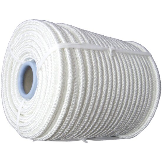 Ремоколор Плетеный капроновый фал D8мм, L 100м, 16-прядный, 1000кгс 51-2-028