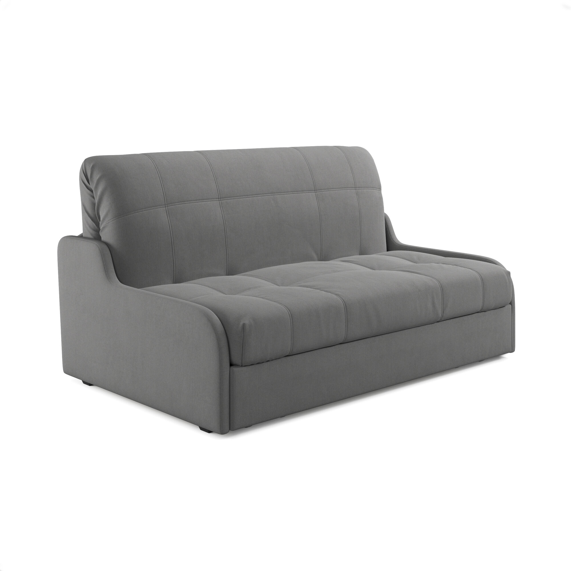 Диван аккордеон на металлическом каркасе, велюр