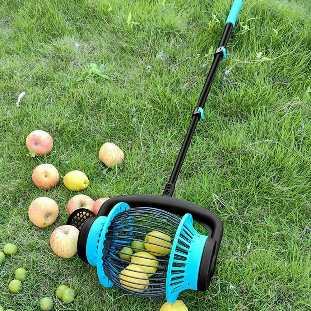 Плодосборник, телескопическая ручка, алюминиевый сплав, 140 см