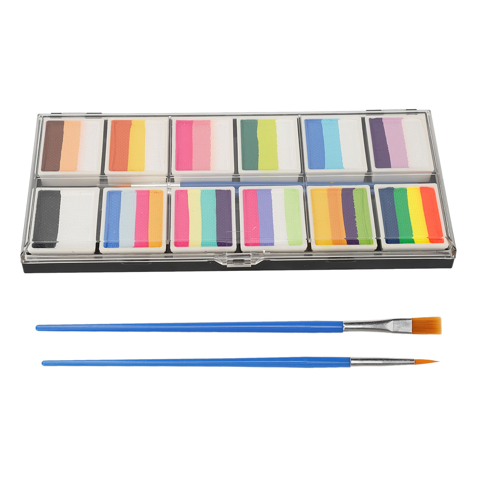 Комплект для лицевой краски безопасное надежное цветовое умываемое универсальное тело для рождественского косплея на Хэллоуин