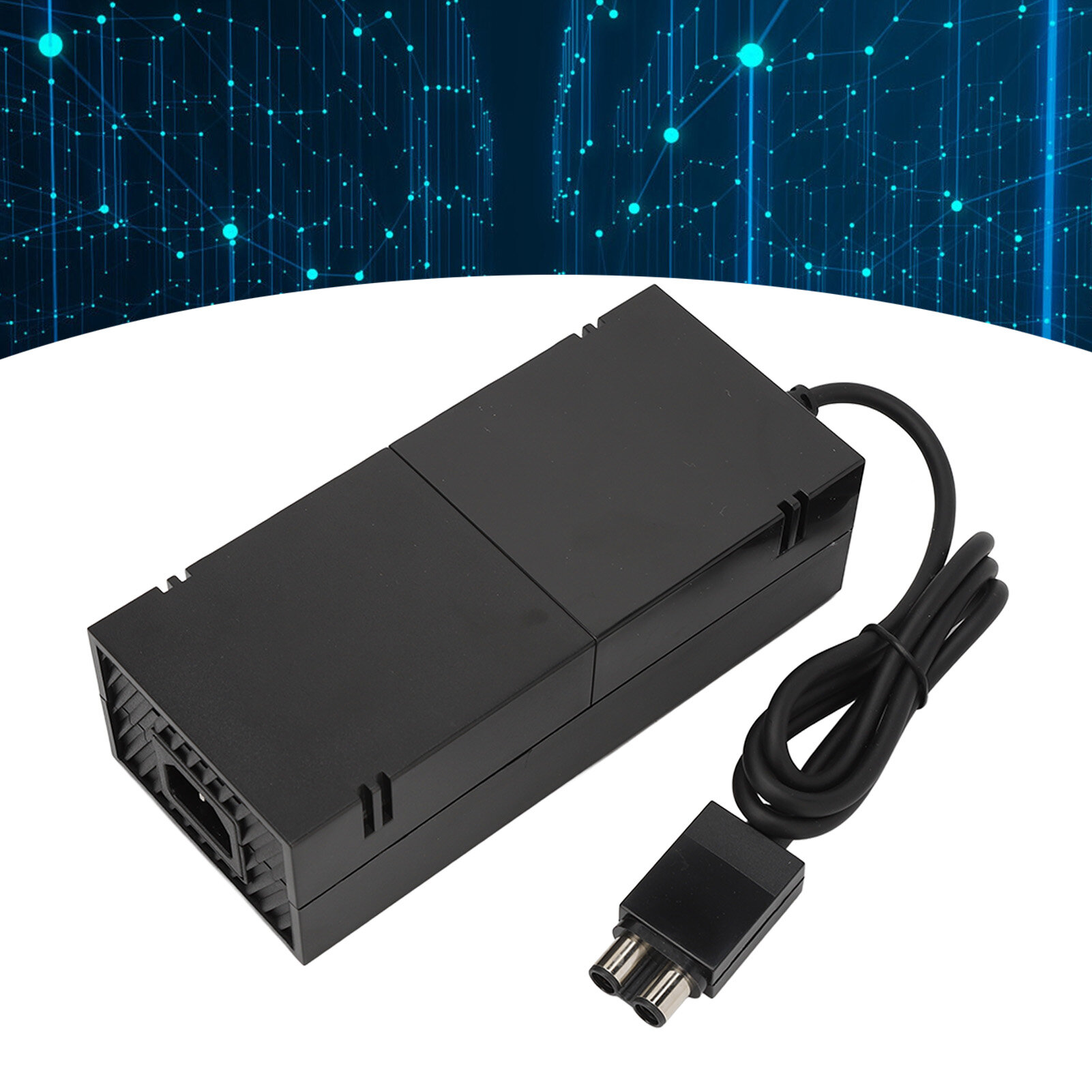 Блок питания переменного тока Адаптер-блок Шнур с низким уровнем шума Светодиодный индикатор Блок питания для консоли Xbox One 100 240 В, вилка стандарта Великобритании