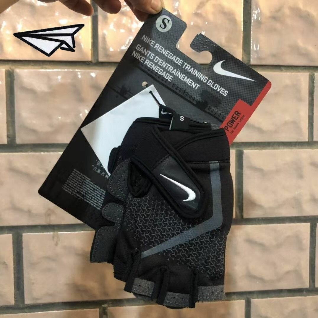 Перчатки спортивные Nike "Extreme Fitness", черные, размер M