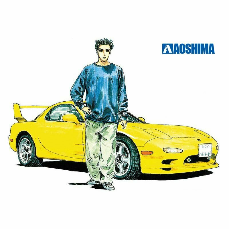 Сборная модель Машинка Aoshima-05621 1/24 Initial D Takahashi Qijie Mazda FD3S RX-7 car model kit