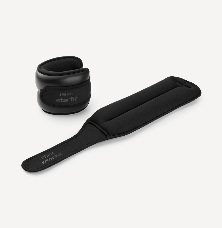 Утяжелители STARFIT WT-701 1,5 кг, черный