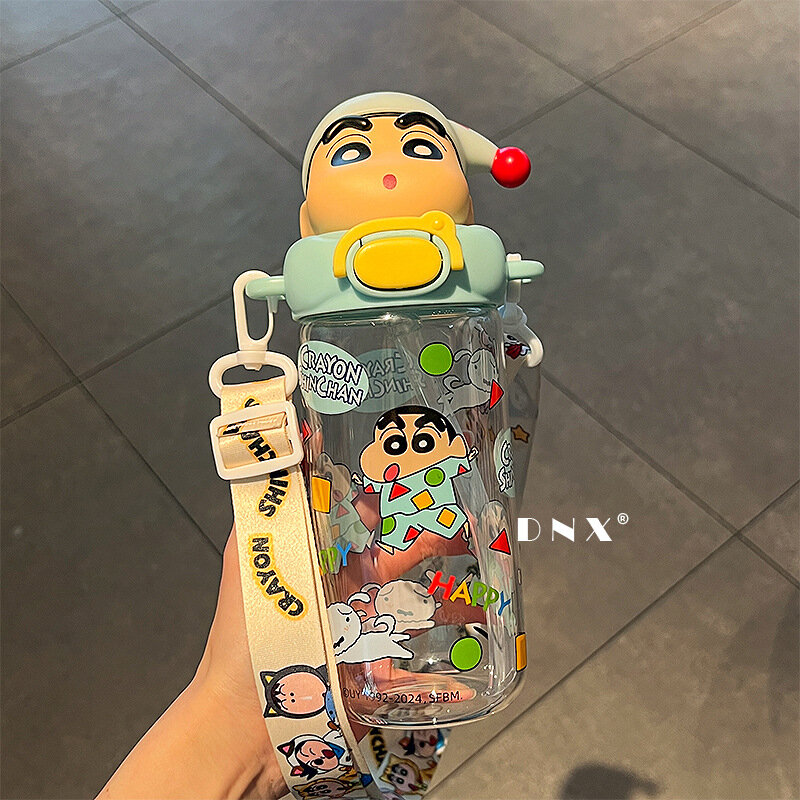 Crayon Shin-chan joint cup новая пластиковая чашка для воды мини портативная чашка устойчивая к высоким температурам симпатичная портативная карманная чашка