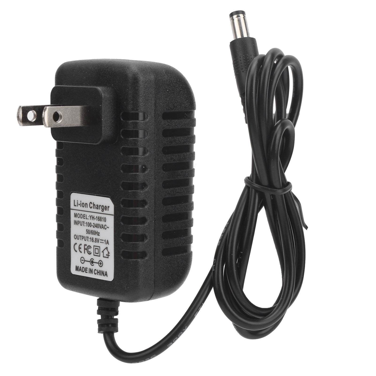 Зарядное устройство для литиевых батарей 16,8 В 1 А, адаптер для зарядки с многоуровневой защитой для ПК