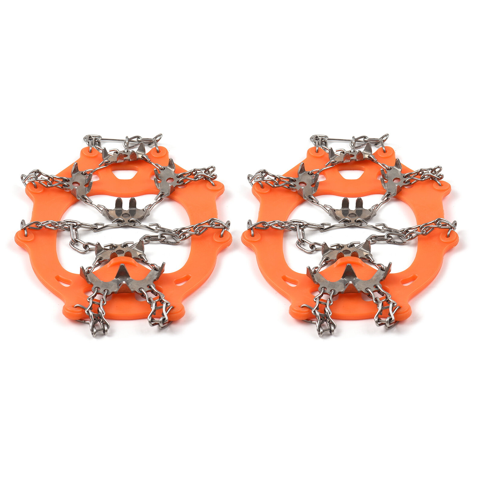 201 Нержавеющая сталь 24 зубца Ice Claw противоскользящий чехол для обуви от снега