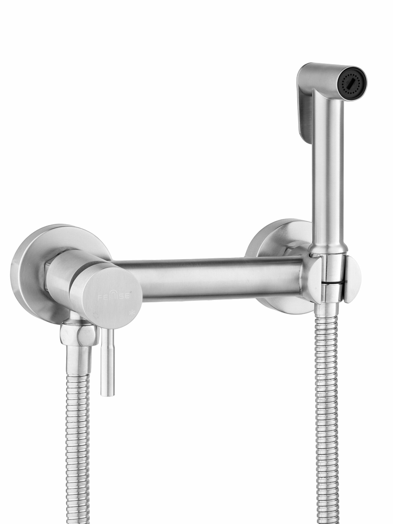 Гигиенический душ , смеситель настенный из нержавеющей стали для биде, цвет матовый сатин