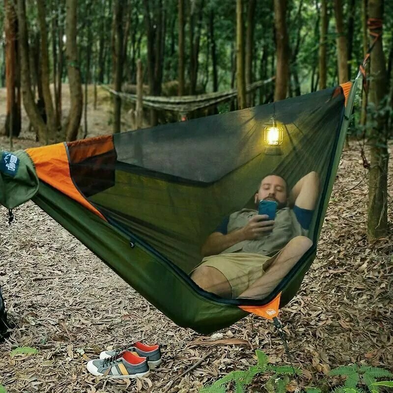 Гамак Traveler, ткань Оксфорд, москитная сетка, максимальная нагрузка 200кг