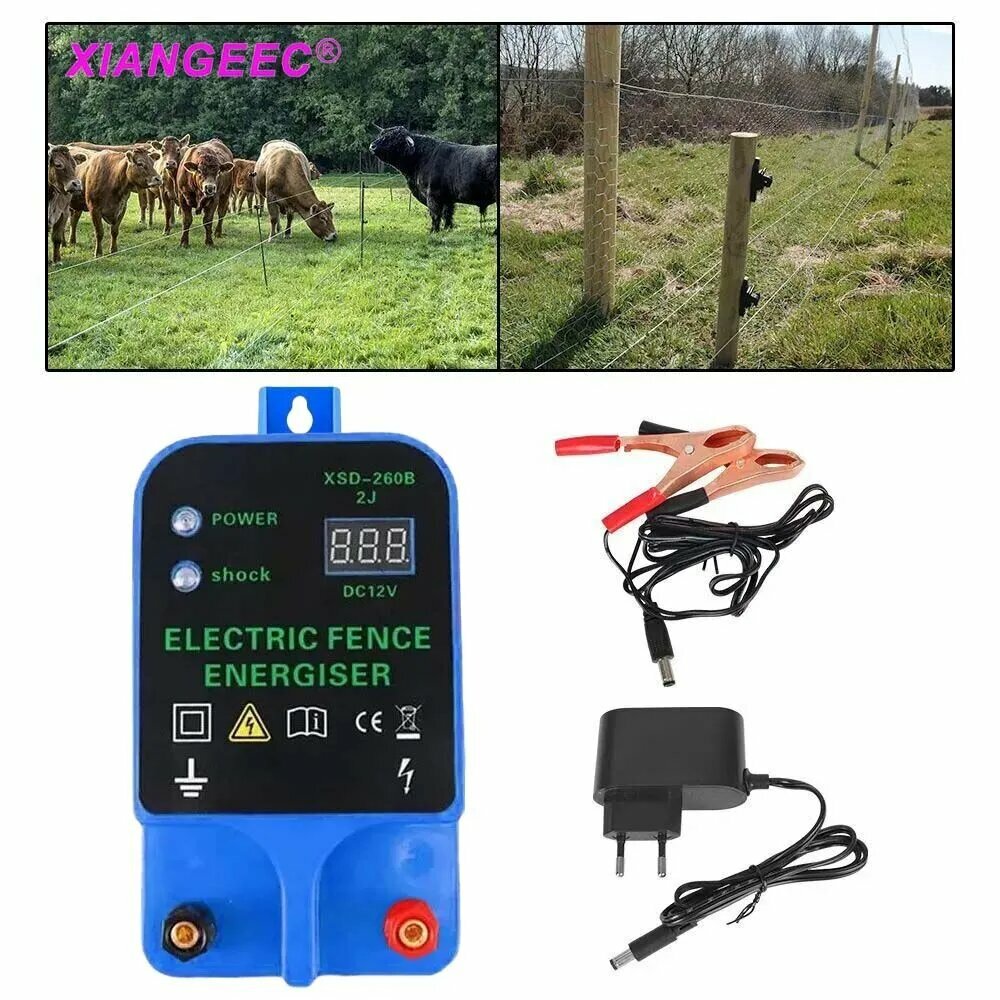 Электропастух Для Крс Комплект 20км Сирена Вход Овец 12в/220в