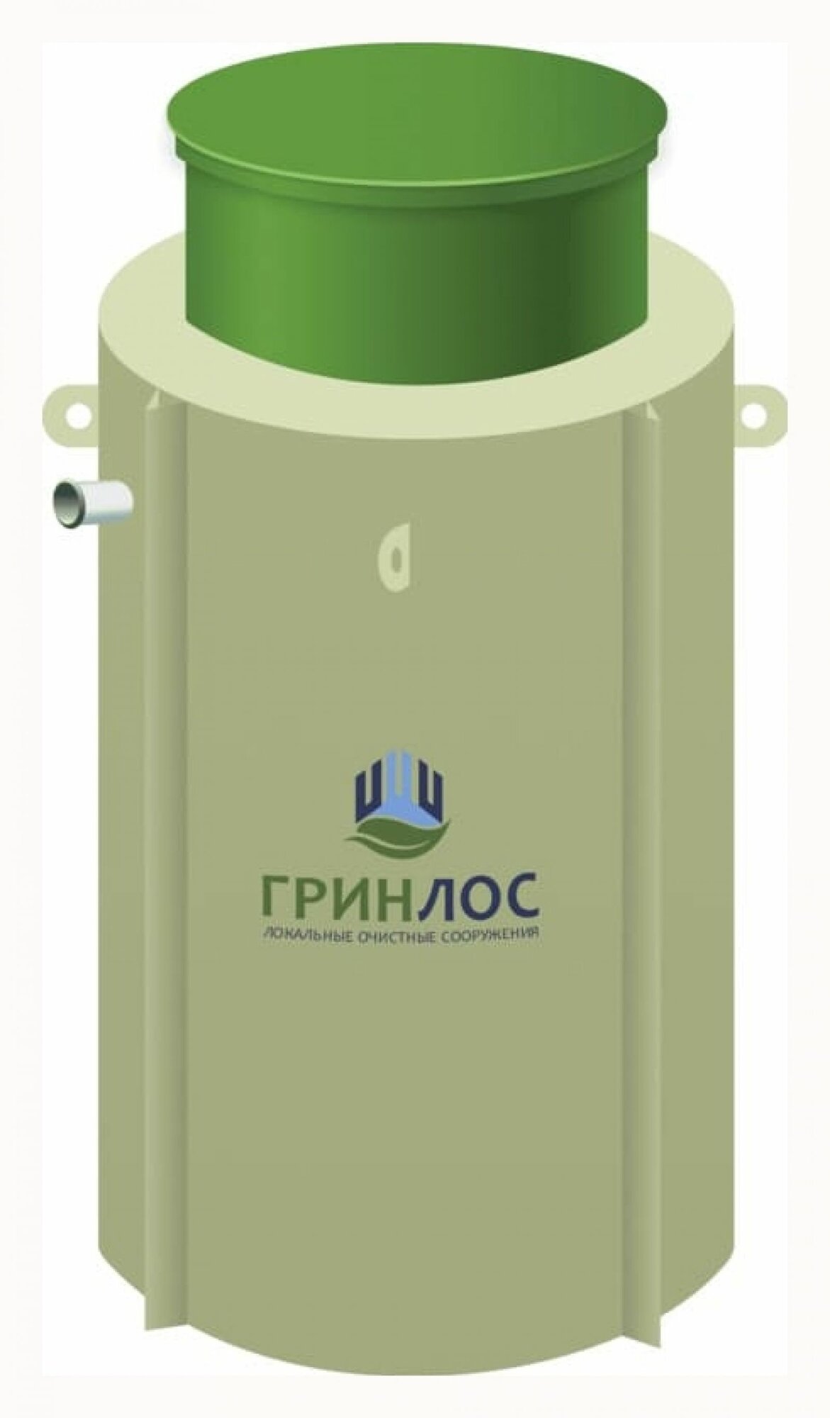 Пластиковый Фильтрационный дренажный колодец гринлос ФД 750/1500 из полипропилена, диаметр 0.75 м, объем 0.64 м3