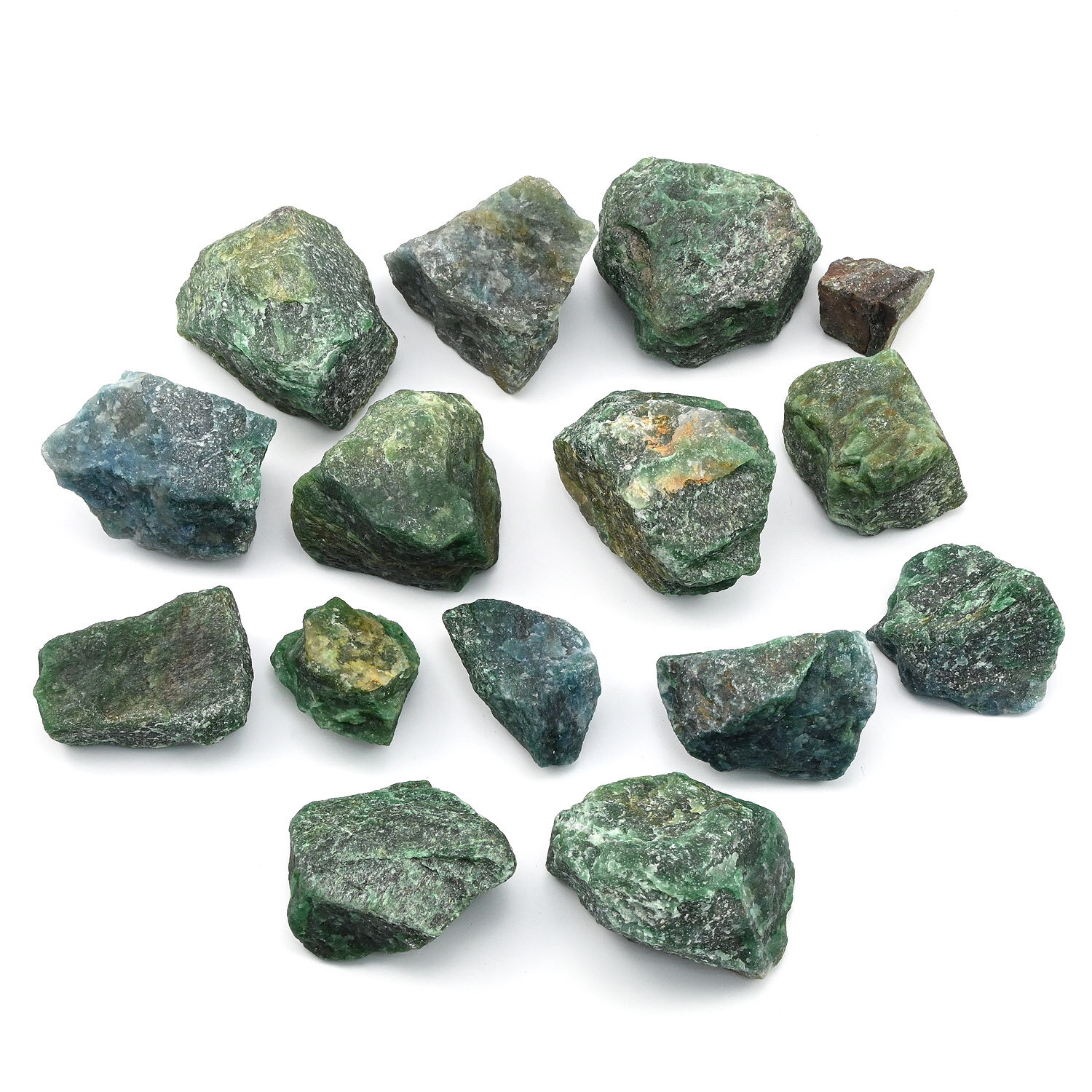 Апатит зеленый необработанный фракция 20-40мм, упаковка 500г .