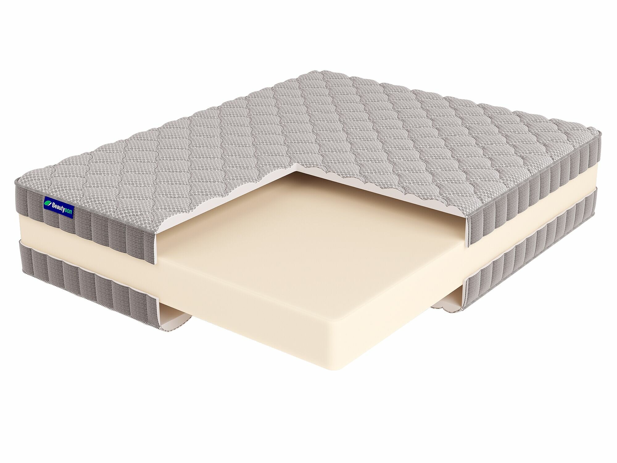 Матрас Beautyson Roll Foam 21 80х195 высота 21 см анатомический средней жесткости Беспружинный