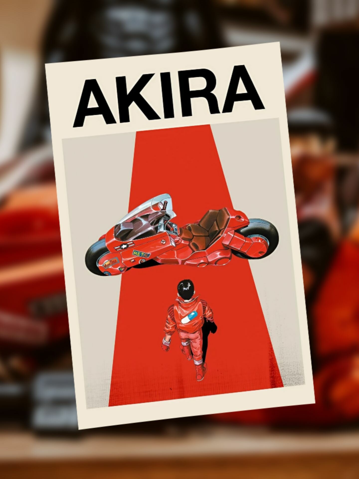 Постер pinterest "Акира", 29х42, А3, глянцевый, фотобумага, без рамы