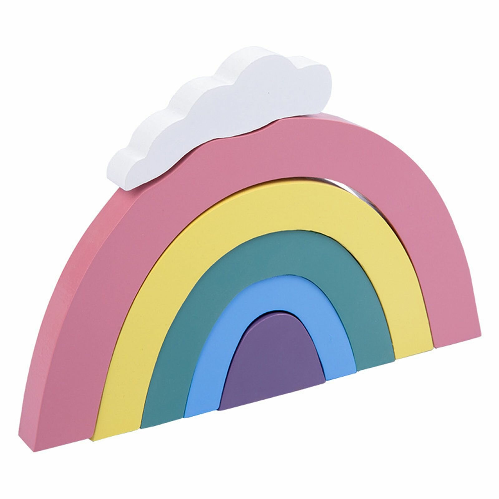 Сборные радужные/грибные игрушки для детей, балансировочные блоки дошкольников, развивающие мелкую моторику, подарки