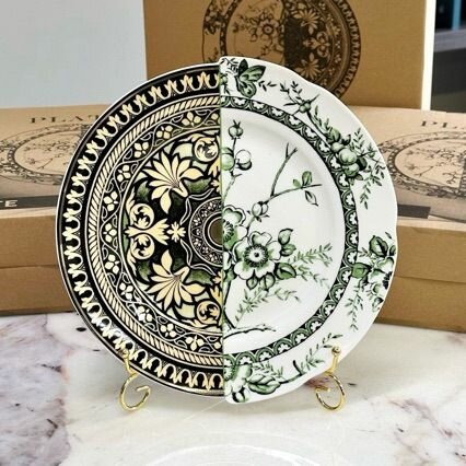 Сочетание блюд SEL из средне - западного фарфорового маятника, 1 шт. / диаметр 27.5CM