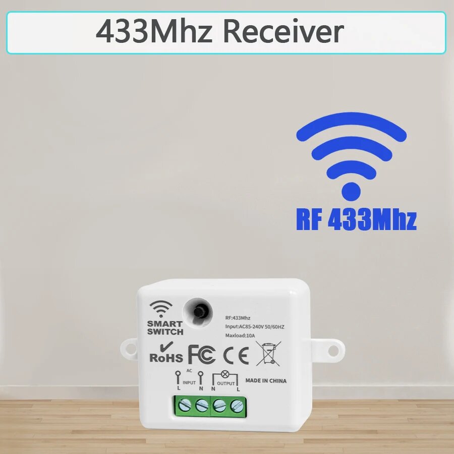 433МГц RF Receiver, Цвет: 1