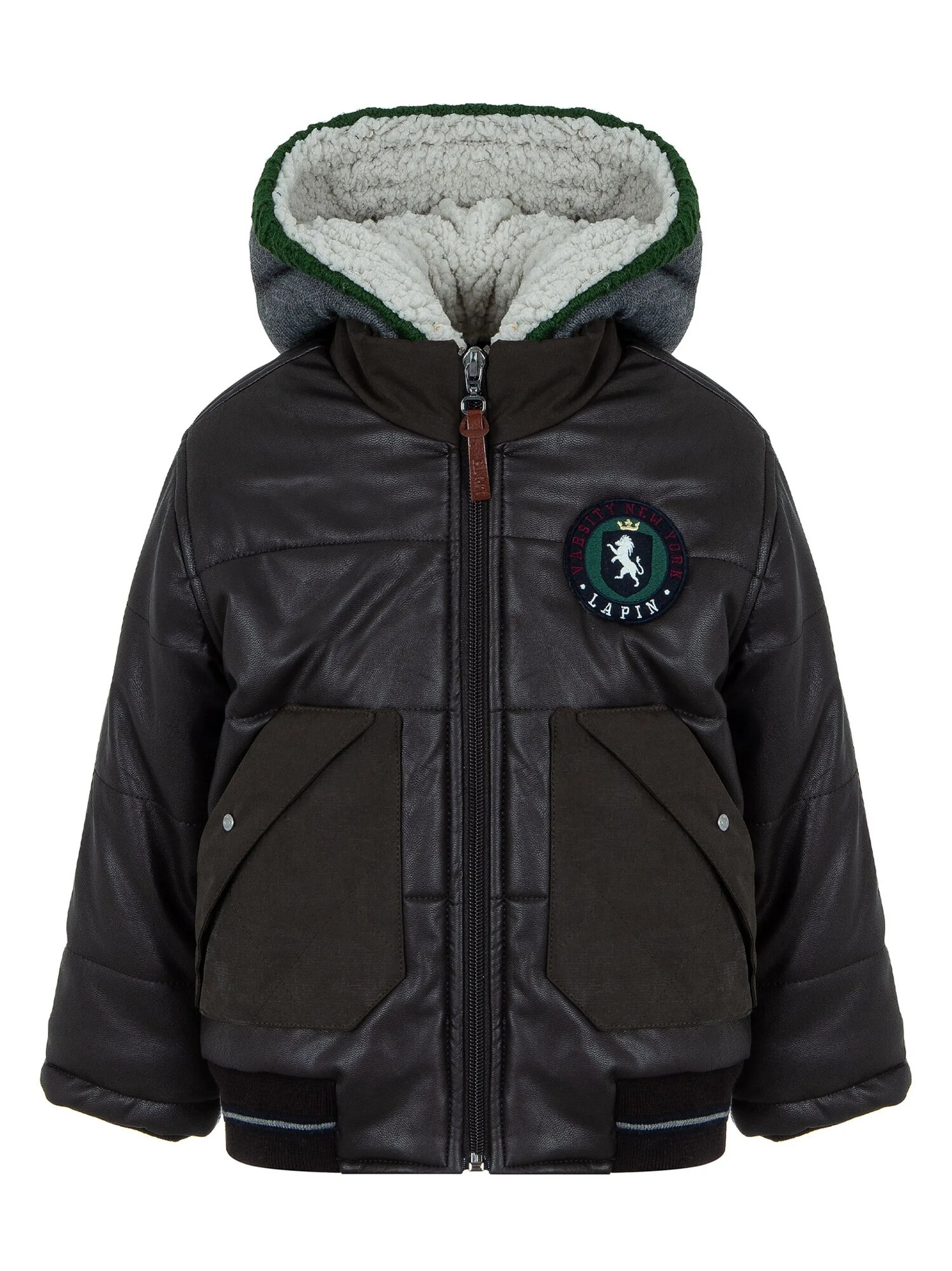 Пуховик Пуховик с нашивкой-логотипом