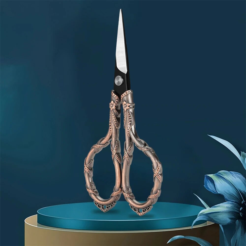 Винтажные ножницы для рукоделия, цвет: Scissors-Red Copper