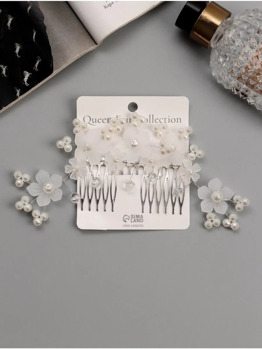 Элегантный металлический гребень для волос