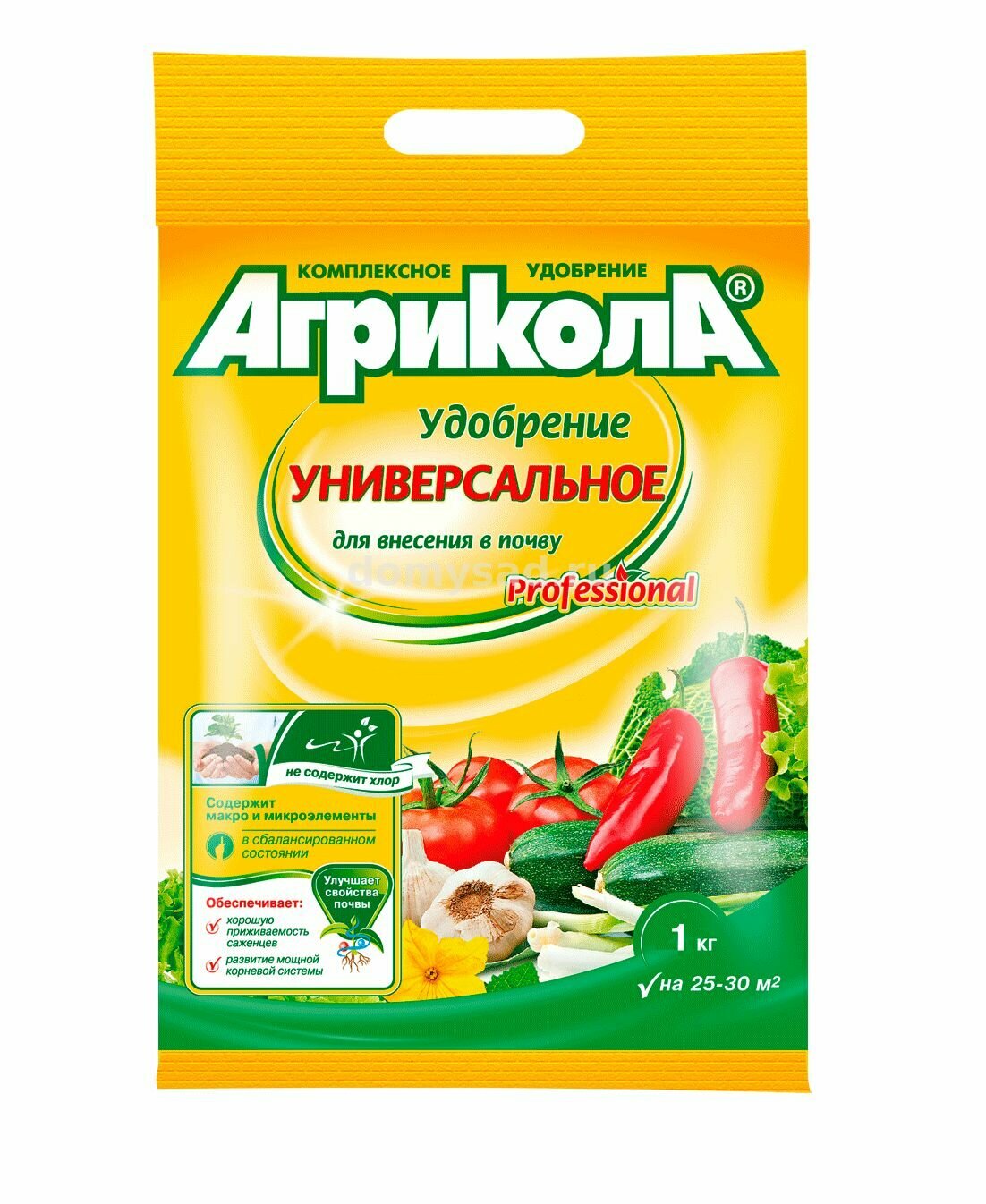 Удобрение Агрикола, комплексное, универсальное, гранулированное, без хлора, 1кг