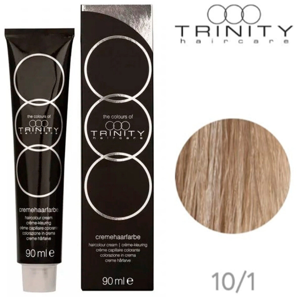Trinity The Color of Trinity Стойкая крем краска 10/1 перламутровый блонд пепельный 90 мл