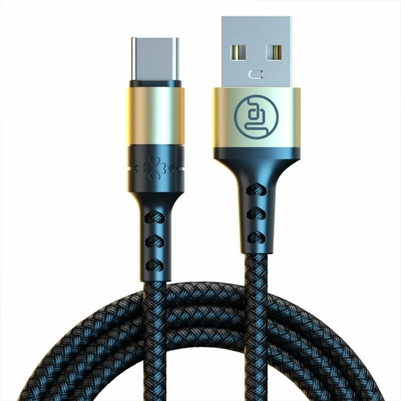 Кабель для передачи данных USB-Type C, синхронная передача с быстрой зарядкой и сверхдлинной нейлоновой оплеткой