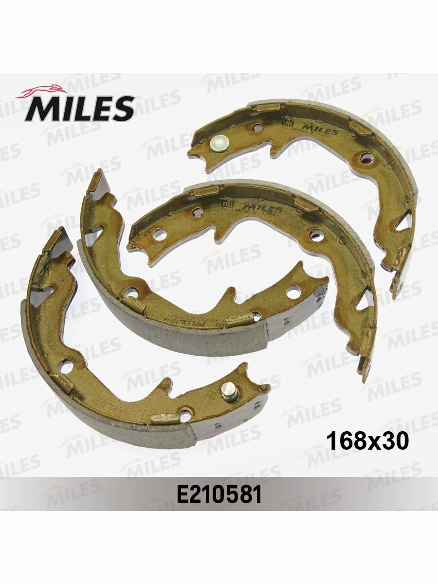 Колодки стояночного тормоза MILES E210581 для MITSUBISHI Lancer, Outlander, ASX