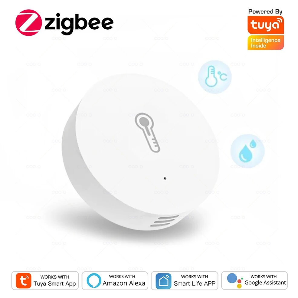 Tuya Zigbee датчик температуры и влажности