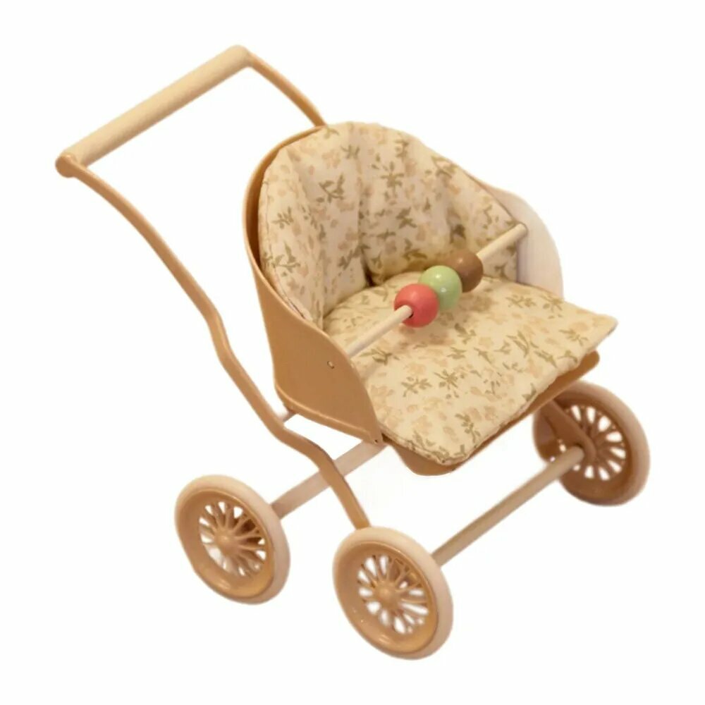 Миниатюрная коляска для кукольного домика 8x7.5x10 см