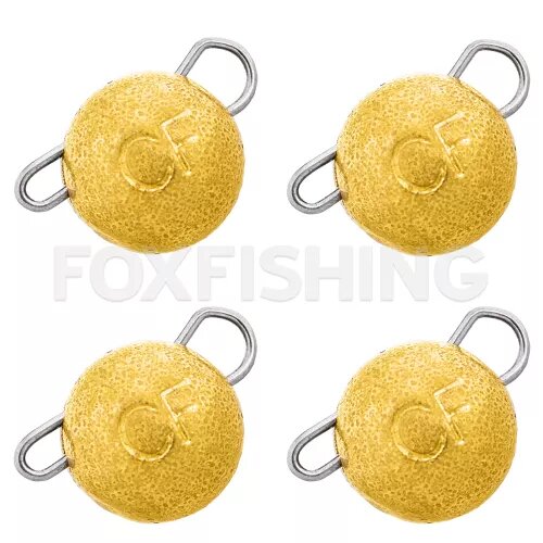Груза "чебурашки" разборные CF вольфрам 2гр. золото 4 шт.