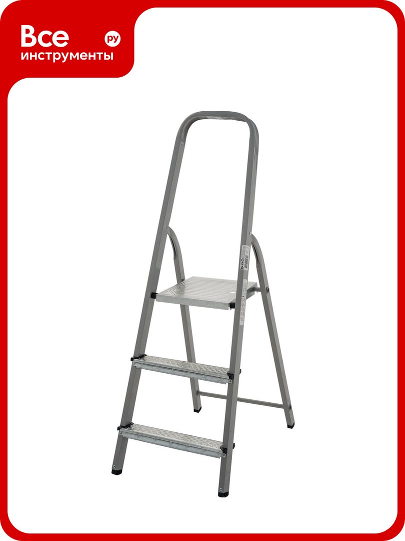 Стальная стремянка Новая Высота NV1150 1x3 1150103, стальной, ударопрочный, 1×3