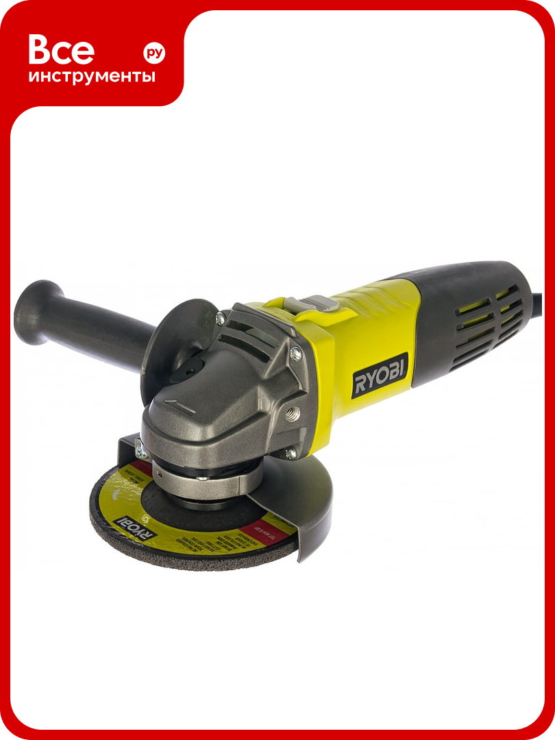 Углошлифмашина Ryobi RAG600-115G 5133002487, 13000 об/мин, легкой