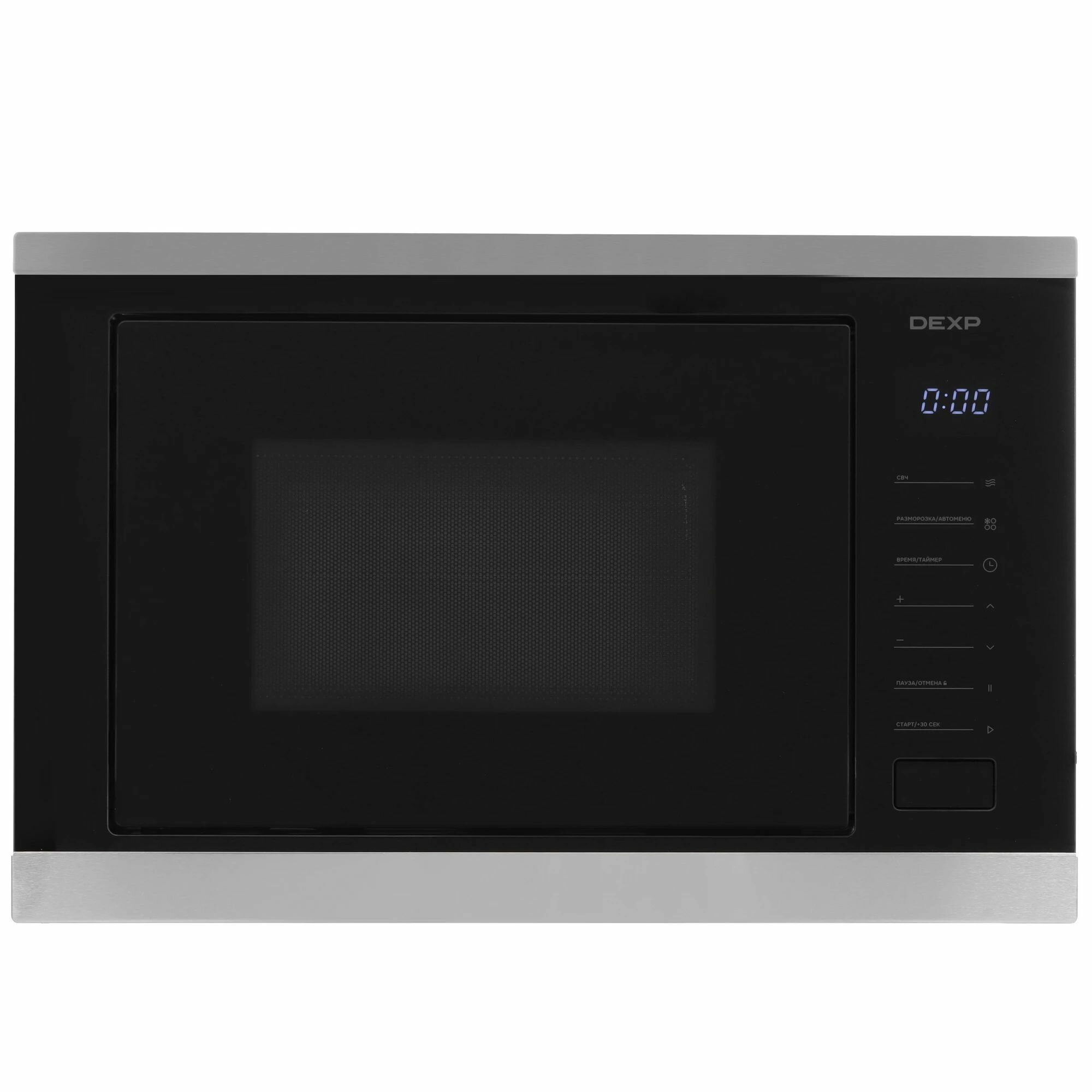 Встраиваемая микроволновка DEXP FD03SS, сенсорная, 25 л, 1450 Вт