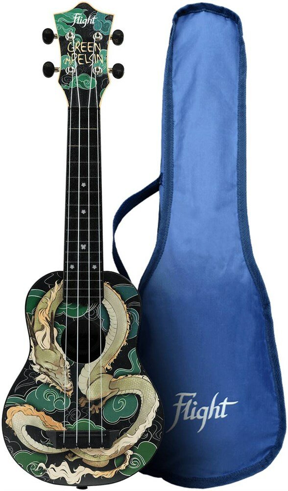 FLIGHT TUS JADE DRAGON / Green Apelsin - Укулеле сопрано