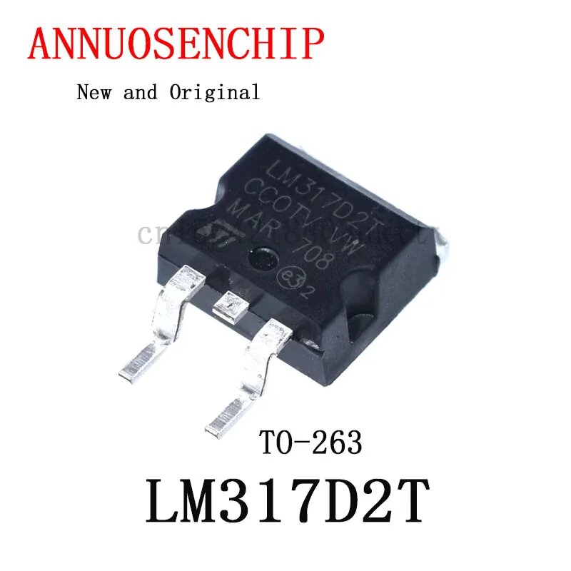 10 шт. новый и оригинальный регулятор напряжения LM317 TO-263 LM317D2T