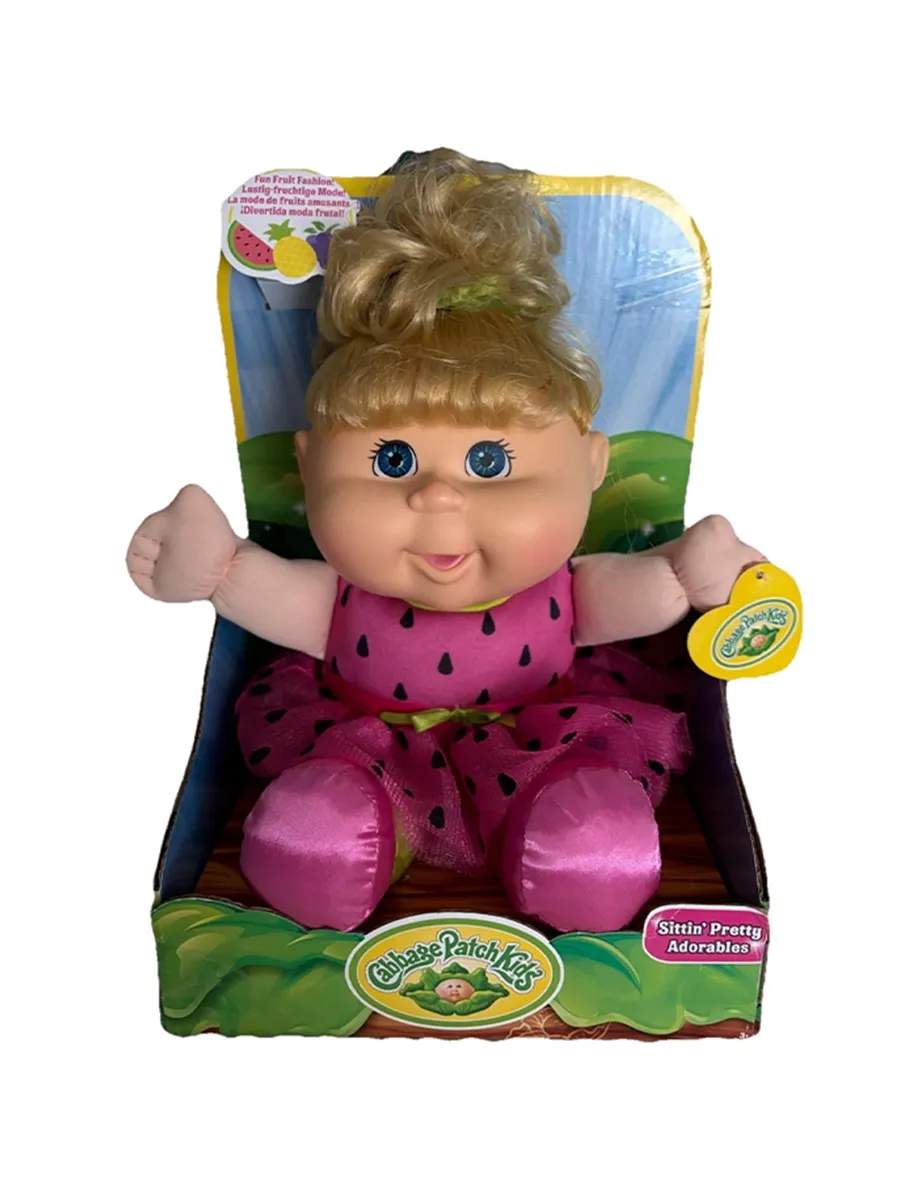 Cabbage Patch Kids Deluxe Sittin' Pretty Watermelon /детская 11 дюймовая электронная интерактивная кукла игрушка