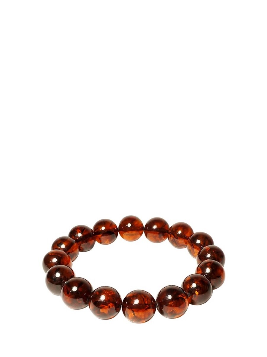 Эластичный браслет, янтарь
