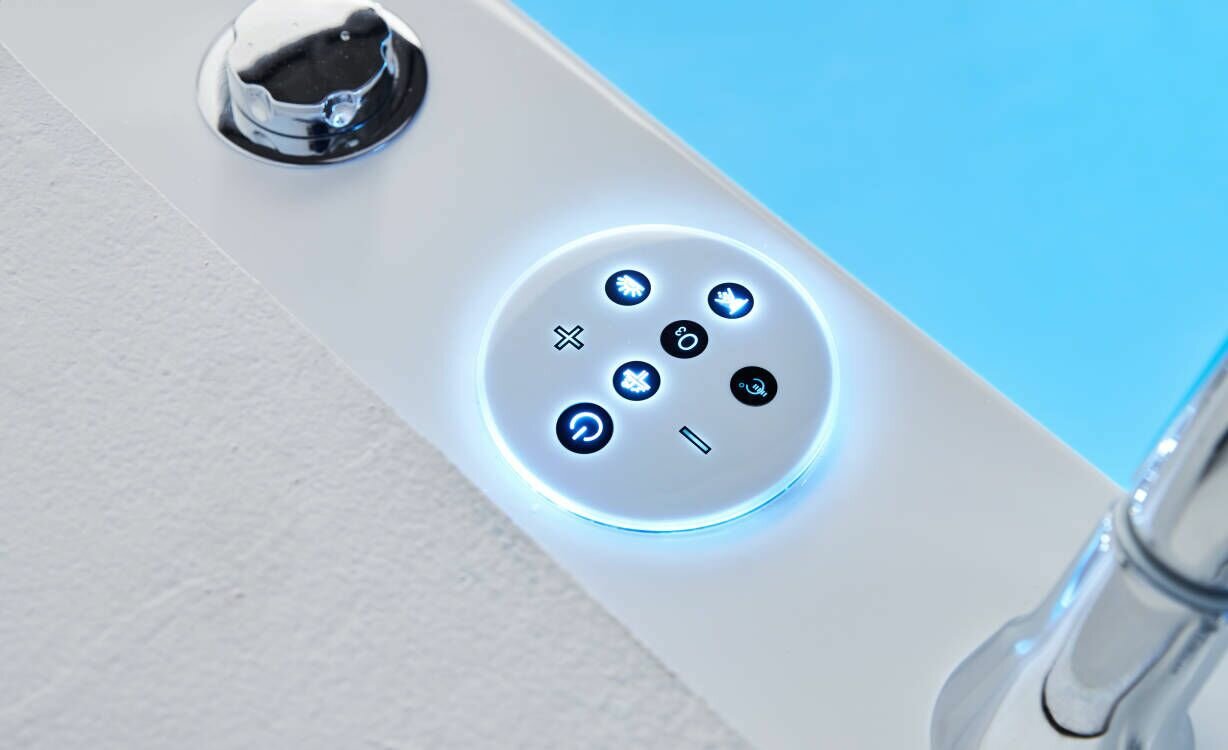 Панель управления SSWW, для гидромассажной ванны, сенсорная, белая