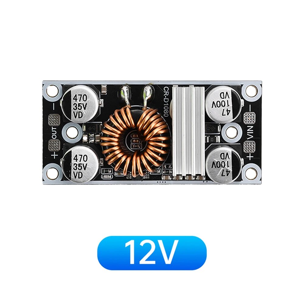 DC9-100V Понижающий модуль постоянного тока Понижающий преобразователь Неизолированный стабилизатор 9 В 12 В 24 В 36 В 48 В 72 В 84 В 100 В до 5 В 12 В 24 В, 12V