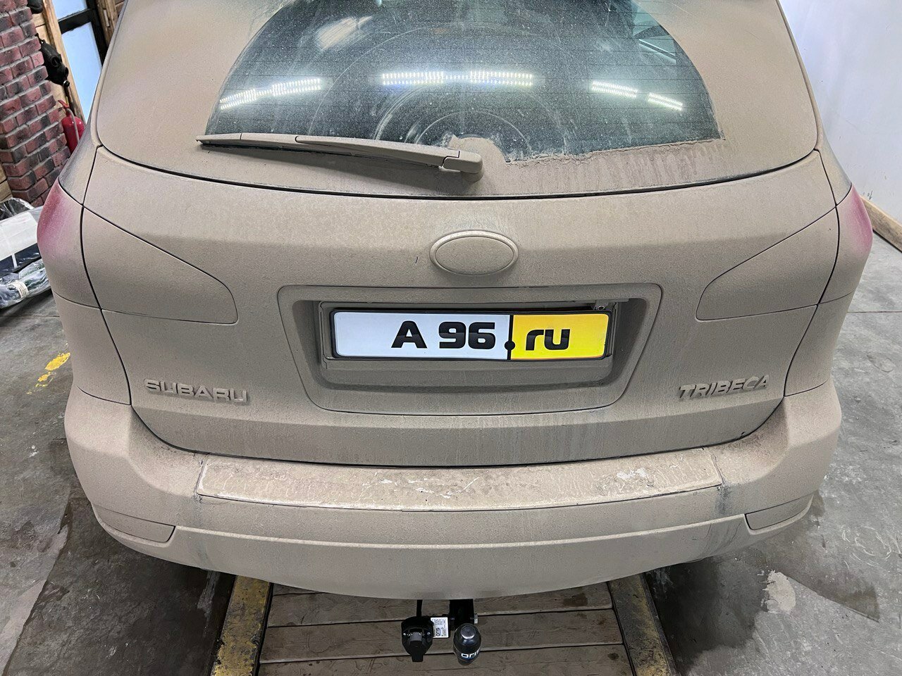 Фаркоп (ТСУ) на Subaru, TRIBECA, 2005-2014, ORIS