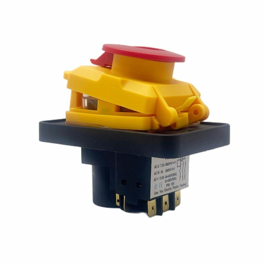 Выключатель, Электромагнитный кнопочный выключатель KJD18 с 7 контактами