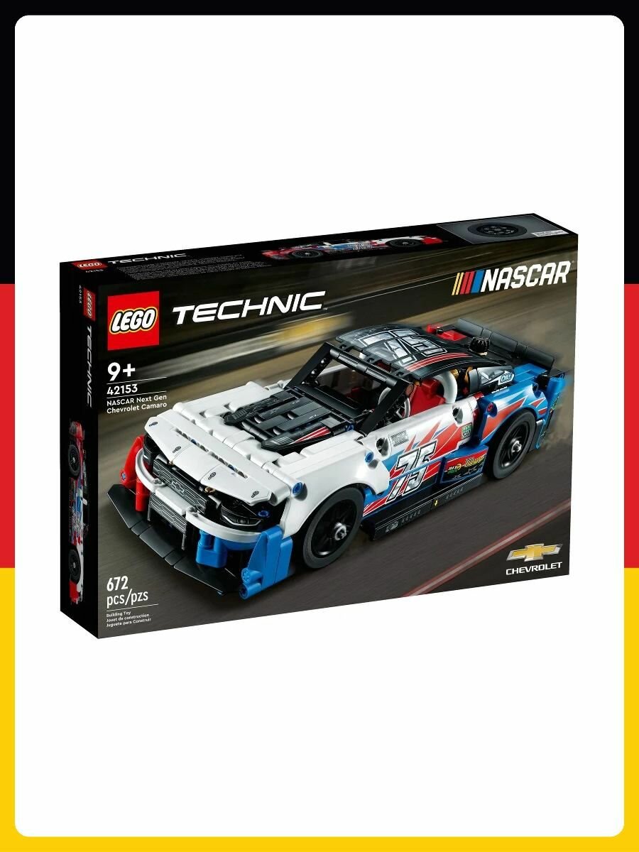 Конструктор LEGO 42153 Technic NASCAR Следующего поколения Chevrolet Camaro ZL1