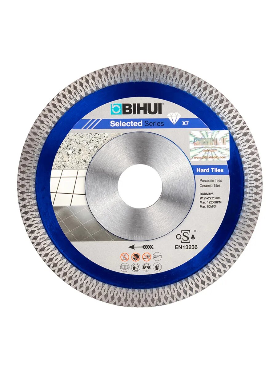 Алмазный диск турбо по керамограниту 125x1,2x22,2 мм