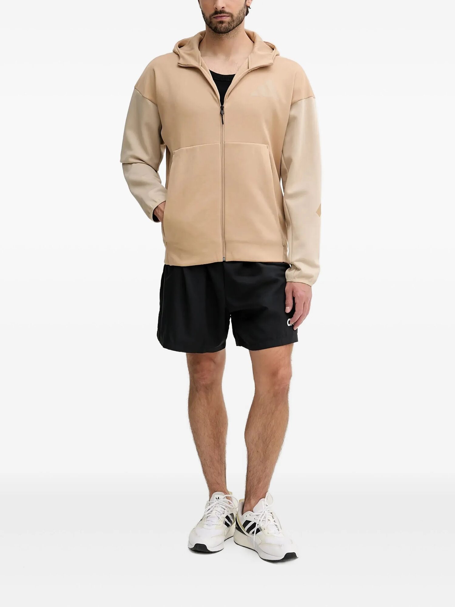 Худи adidas Z.N.E., размер 46 GER, , разноцветный — фото 1